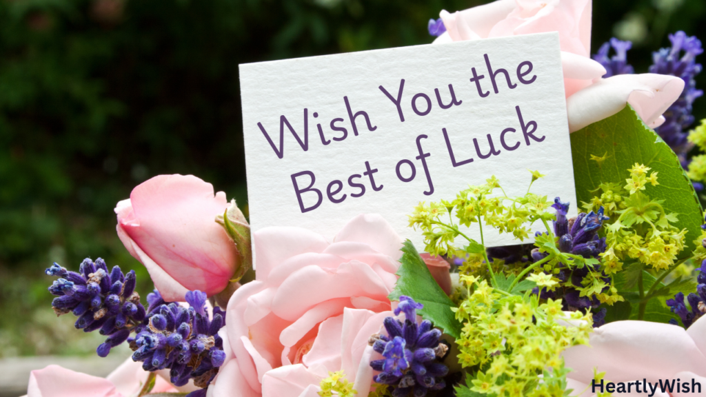 100+ Warm, sweet & Heartfelt Good Luck Wishes & Messages for Any ...